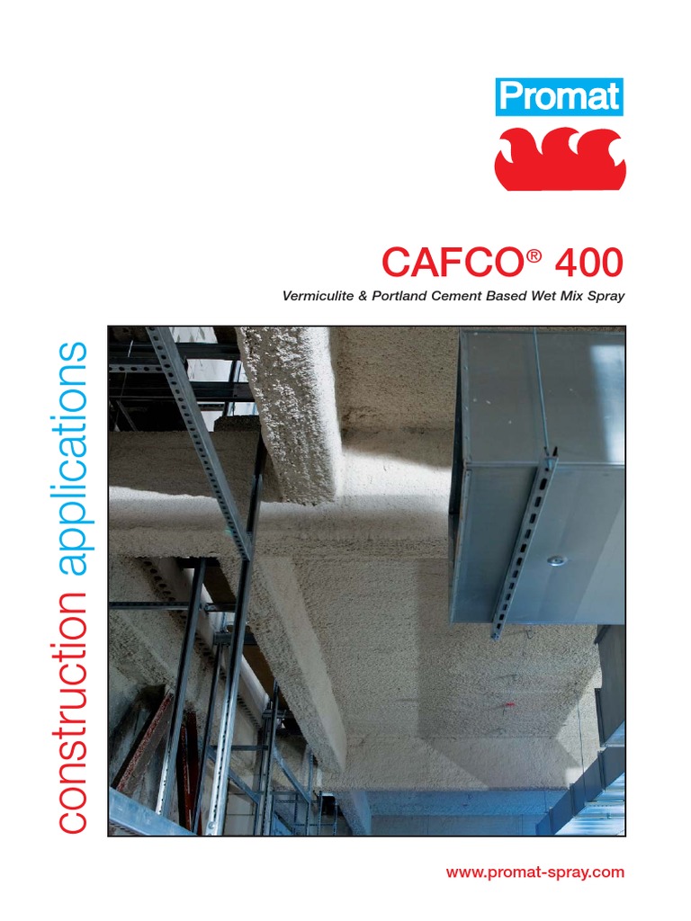CAFCO 400 Data Sheet | PDF | Building Technology | Materials