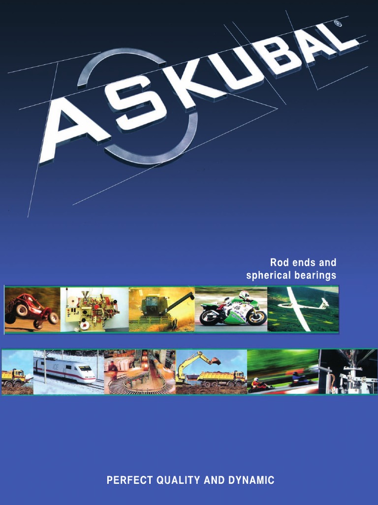 Askubal Rod Ends and Spherical Bearings | PDF | Bearing (Mechanical ...