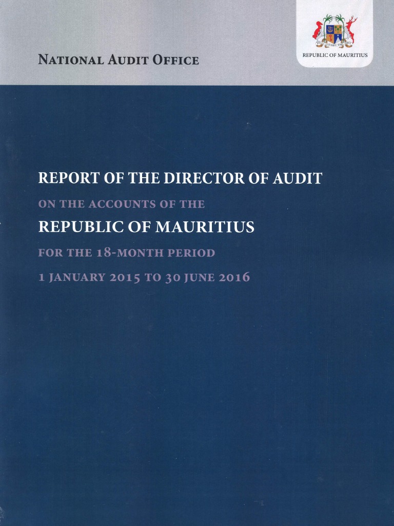 Mauritius National Audit Office Report 2016 | PDF