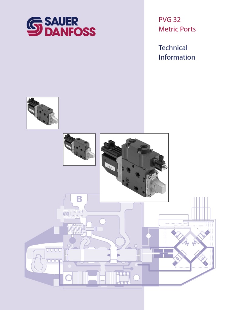 PVG 32 Metric Ports Technical Information PDF | PDF | Valve | Machines