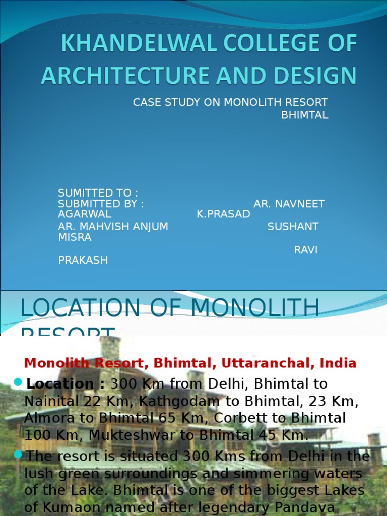 Monolith Case Study | PDF | Resort | Hobbies