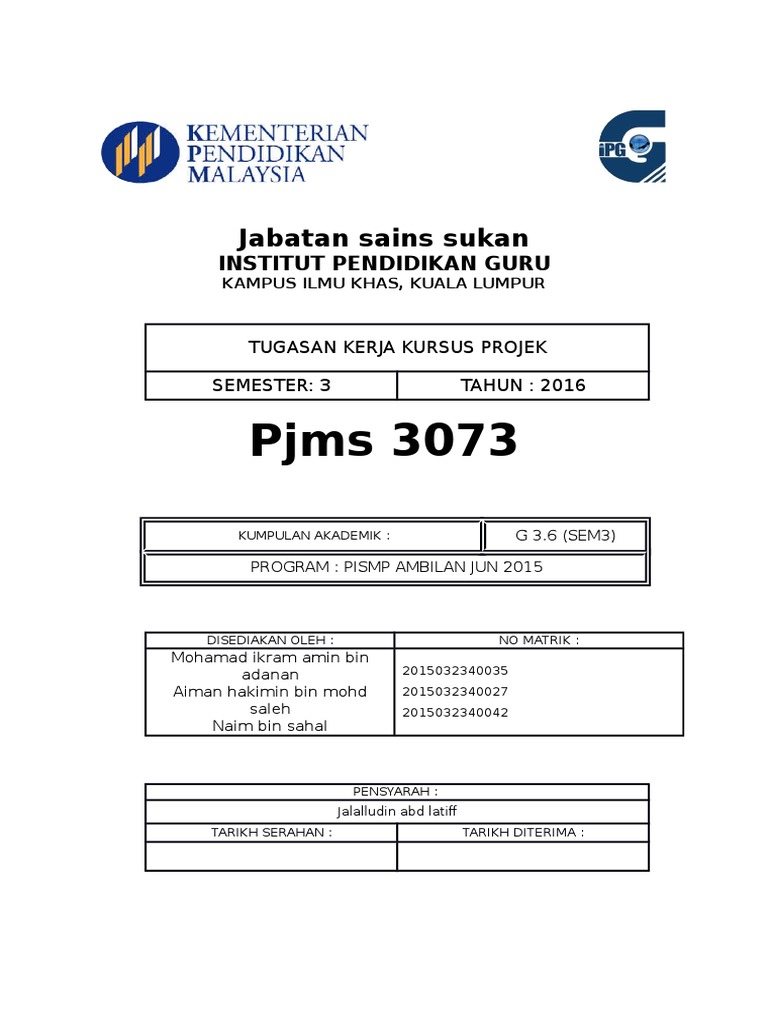 Muka Depan Assignment | PDF