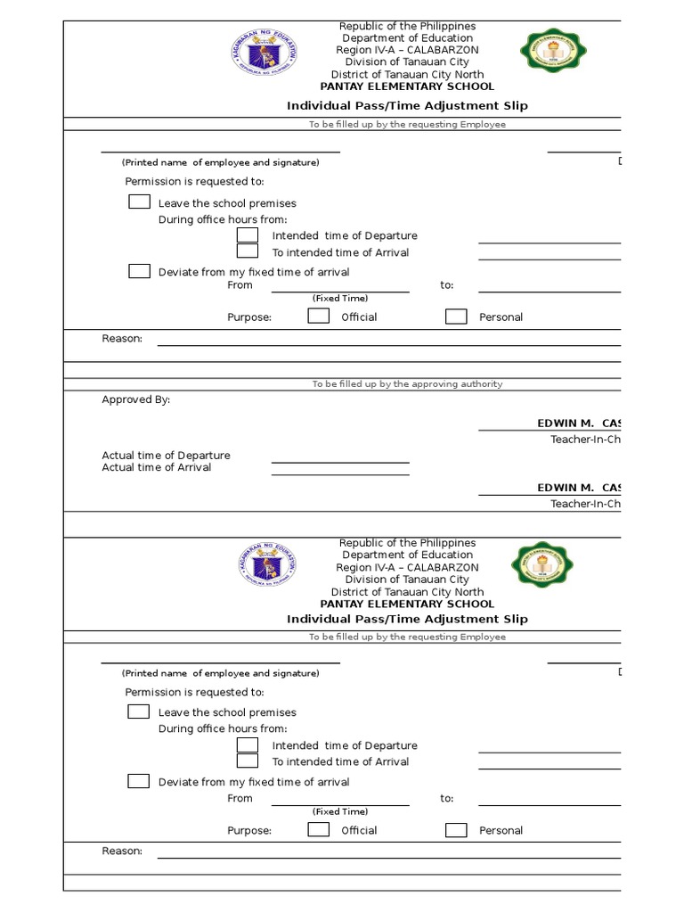 Pass Slip | Government | Politics