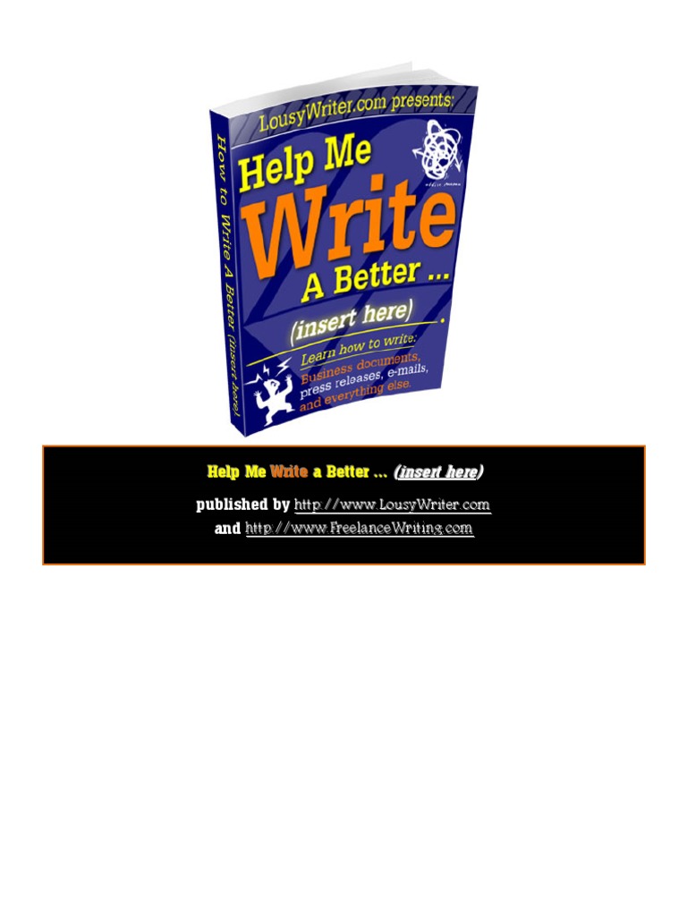 How To Write Better | PDF | Business Plan | Essays
