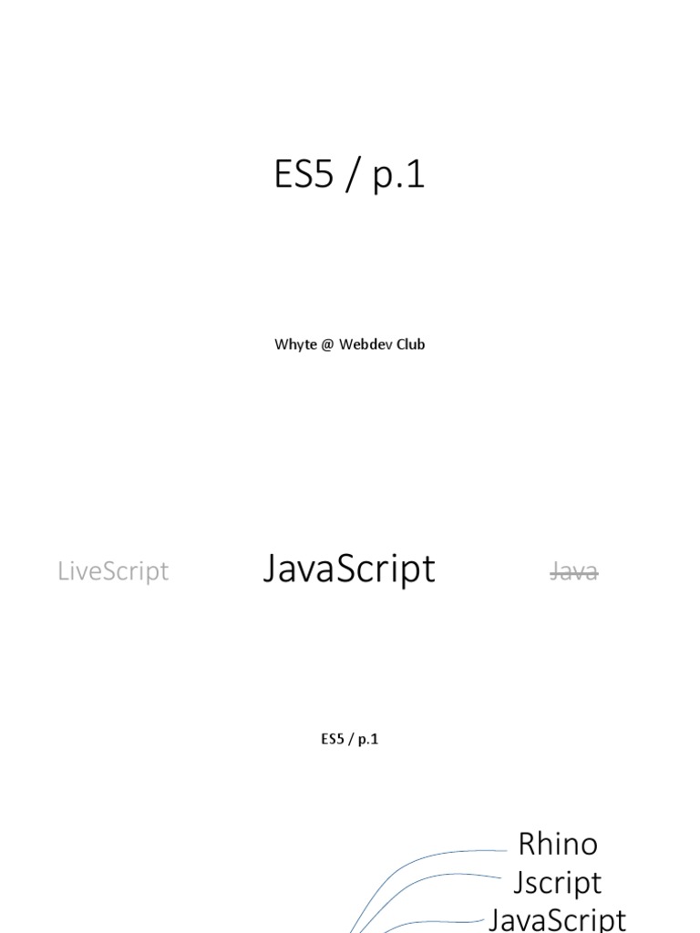 Es5 PDF | PDF