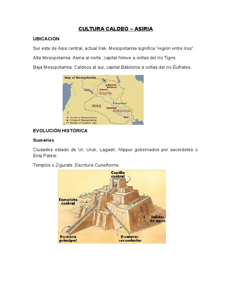 Culturas caldeo-asiria: Una mirada a las civilizaciones que florecieron ...