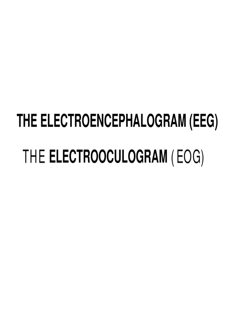 Eeg Eog Pdf Electroencephalography Brain