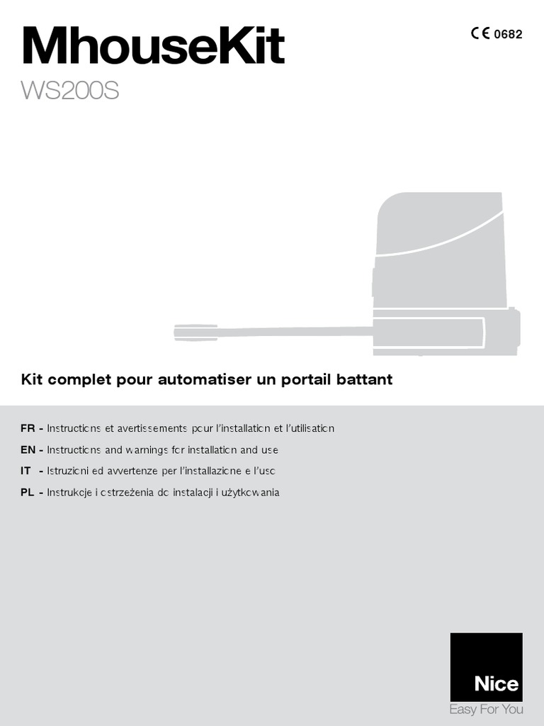 Notice Motorisation Portail Nice