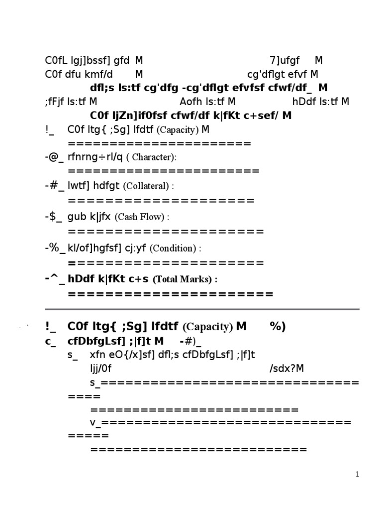 Loan Analysis Form (C5) Final Anusuchi | PDF