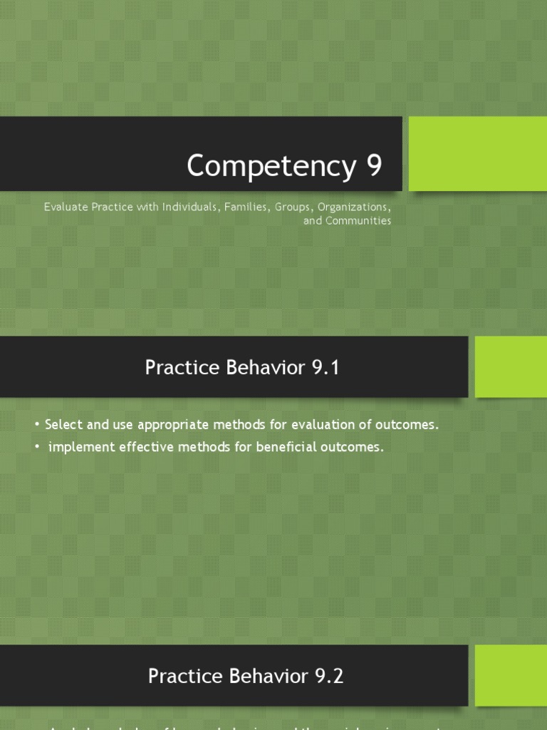 Competency 9 | PDF