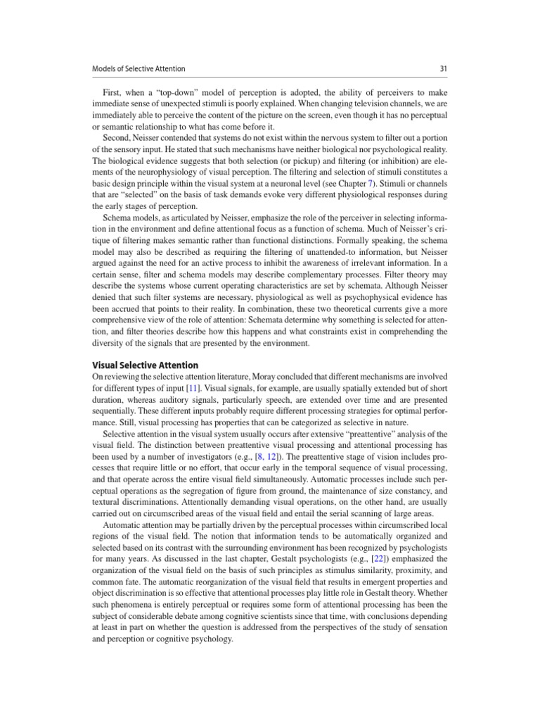 Visual Attention Part | PDF | Attention | Visual System