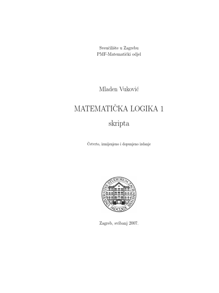 Logika Skripta PDF | PDF