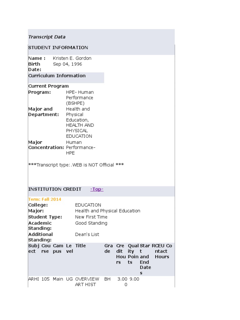 Transcript | PDF | Physical Exercise | Psychological Concepts