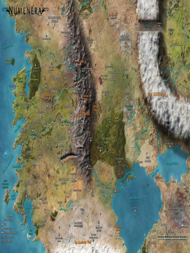 Numenera World Map PDF | PDF