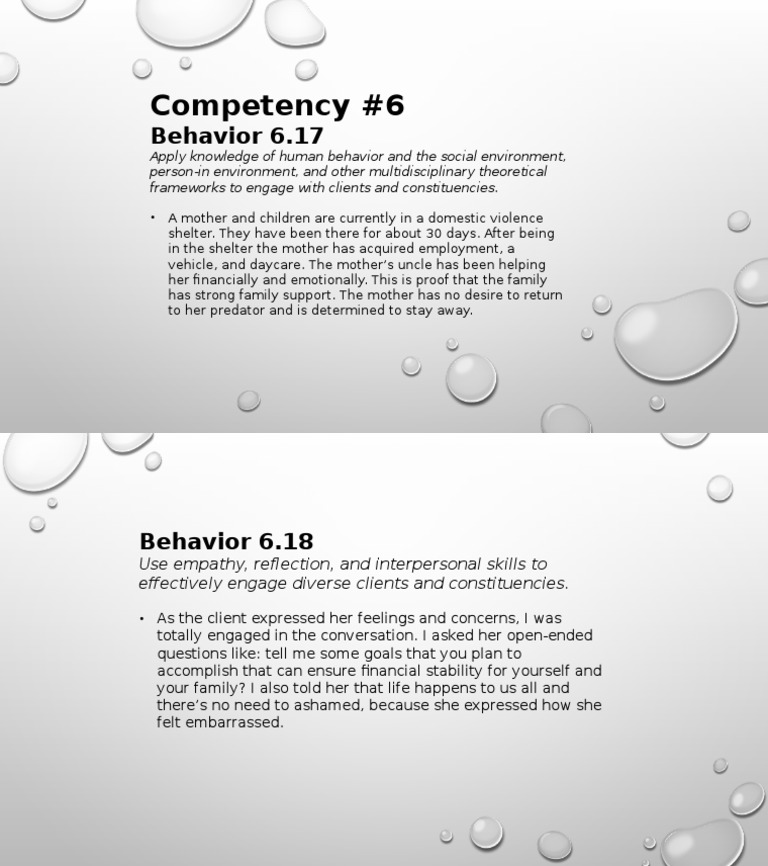 Competency 6 | PDF