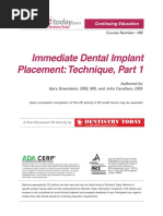Timing of Dental Implant Placement and Loading Protocols Completion | PDF | Dental Implant ...