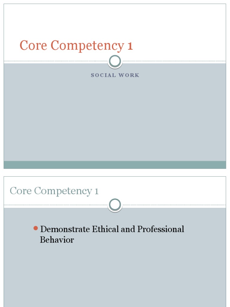 SWK Field Competencies All | PDF | Competence (Human Resources ...