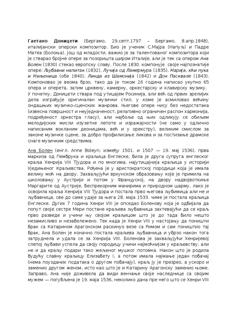Ana Bolen | PDF