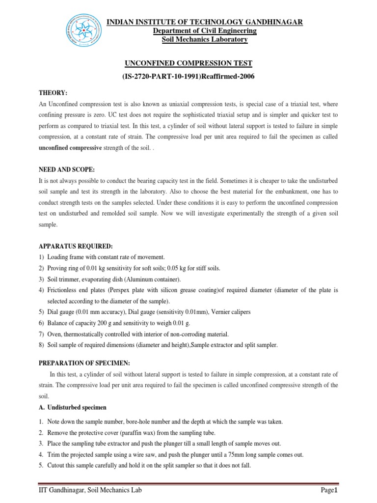 UC Test - Lab Manual | PDF