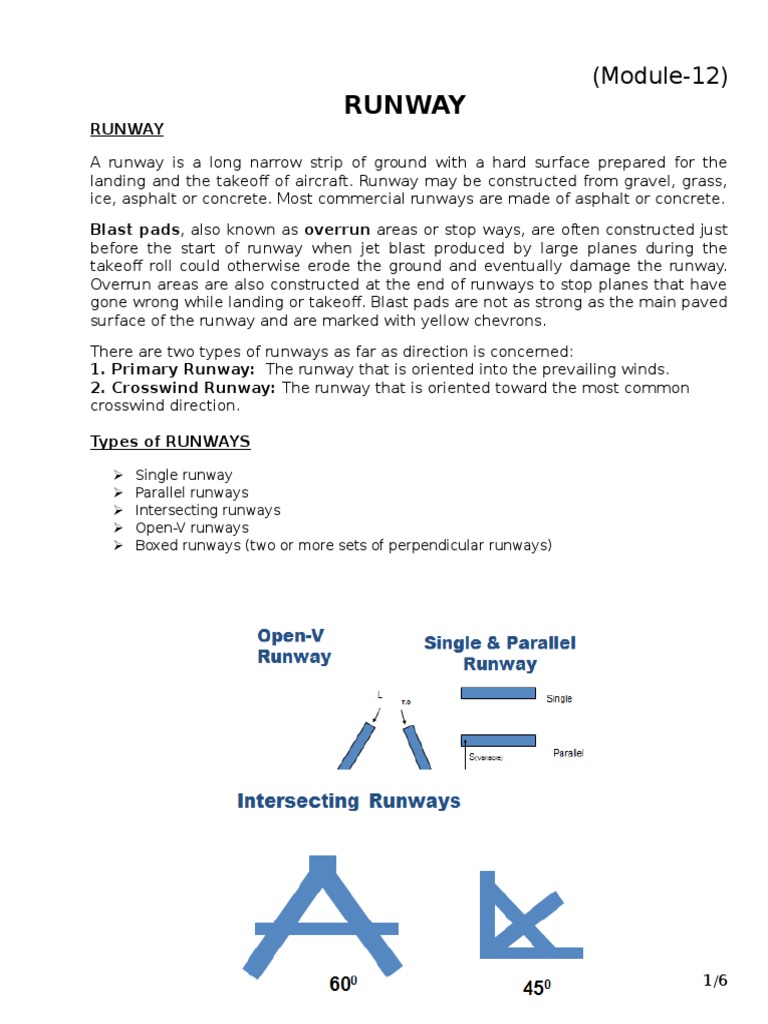 12- Runway, Orientation & Length | Runway | Takeoff