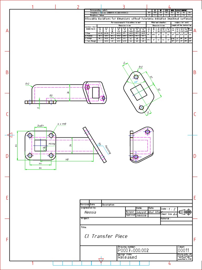 Transfer Piece Model1 Model | PDF | Crafts | Production And Manufacturing