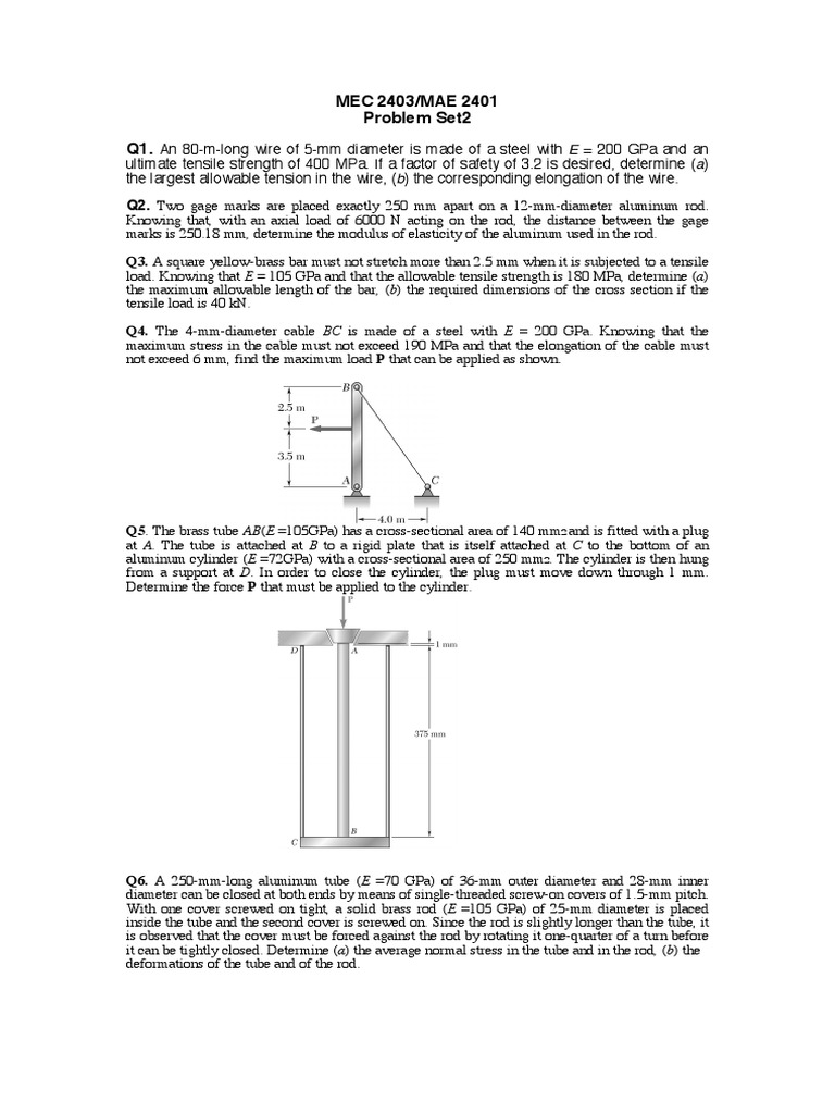 ProblemSet2 PDF | PDF