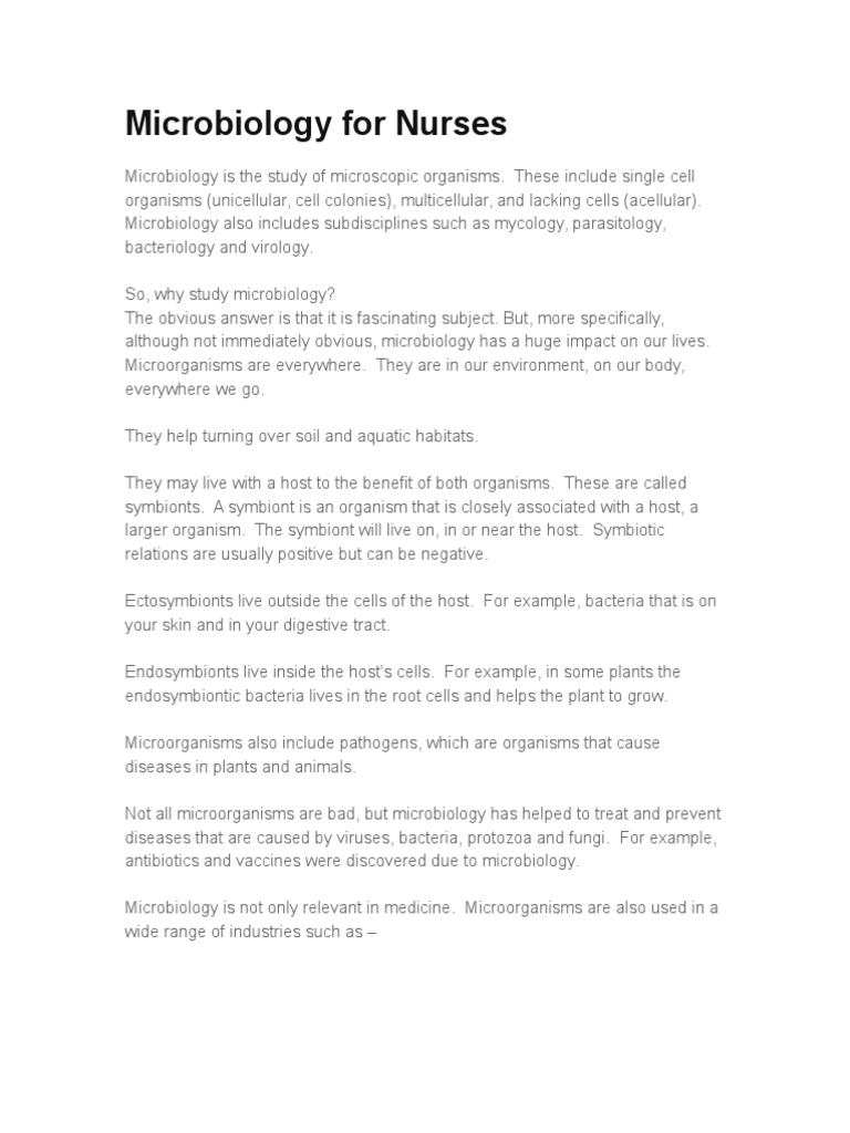 An Introduction to Microbiology: Understanding Microorganisms and Their ...