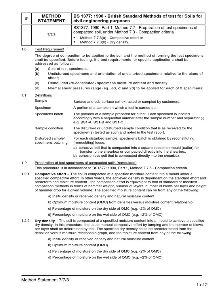 Soil Compaction Testing Guide | PDF | Solid Mechanics | Mechanical ...