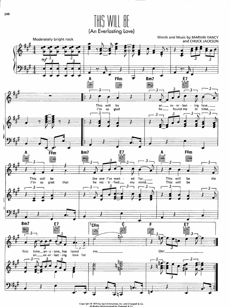 This Will Be Sheet Music