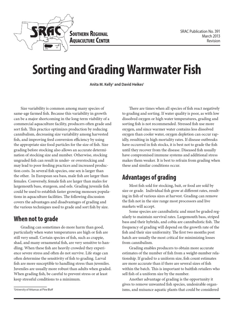 Sortasi Grading Ikan | PDF | Ph | Fish