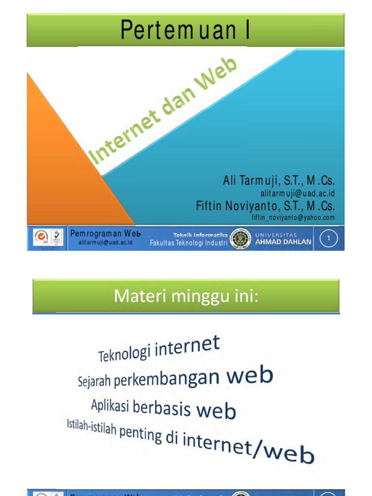 Internet Dan Web PDF | PDF