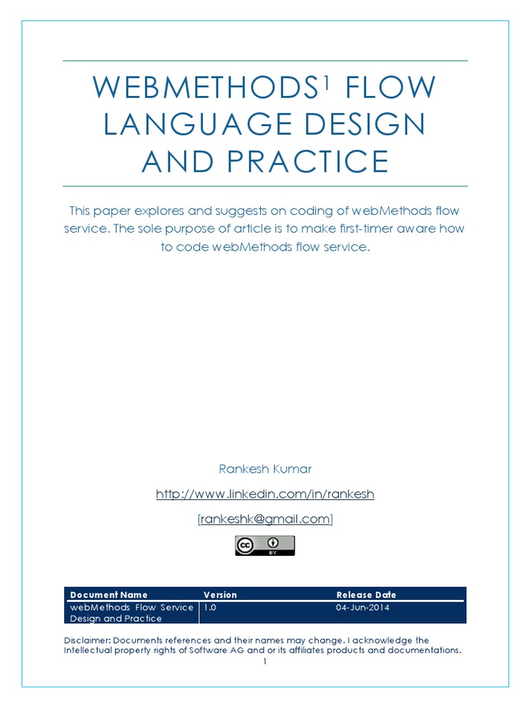 Webmethods Flow Service Design and Practice PDF | PDF | Information ...