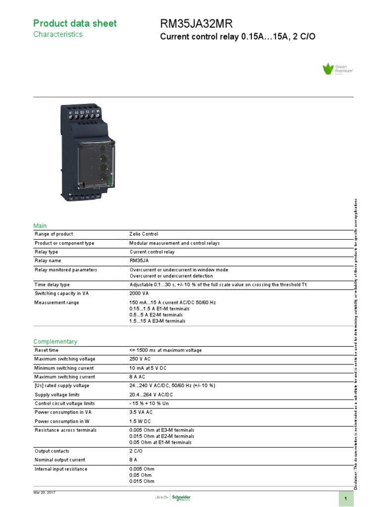 Zelio Control RM35JA32MR | PDF | Relay | International Electrotechnical ...
