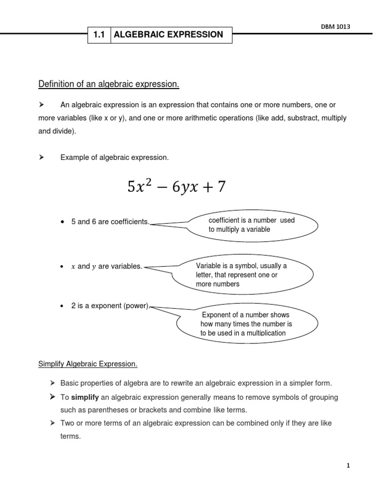 Chapter 1 | PDF | Fraction (Mathematics) | Factorization