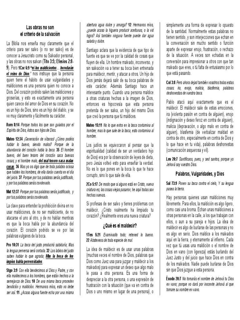 p17 Cox-Maldicientes y Vuglares v1 | PDF | Cristo (título) | Pecado