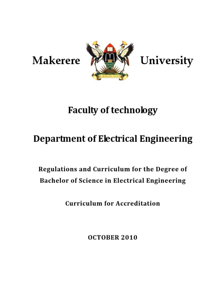 Bsc Electrical Engineering | Course Credit | Academic Degree