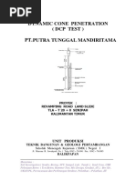Pedoman Uji CBR dengan DCP | PDF