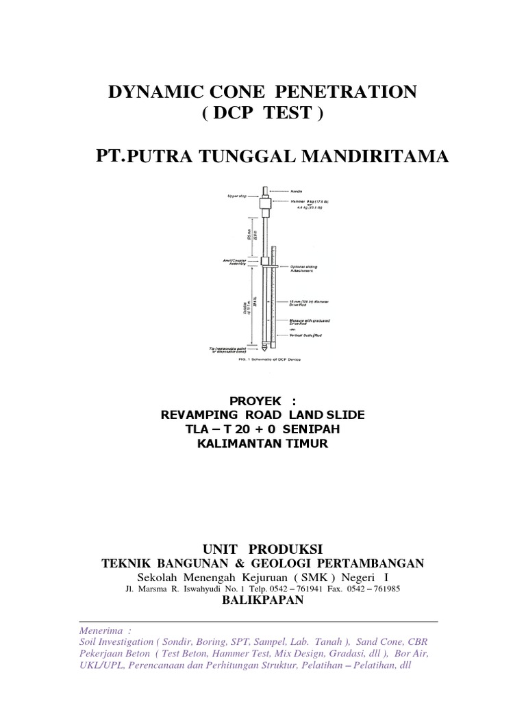 Hasil Dcp Test Pdf