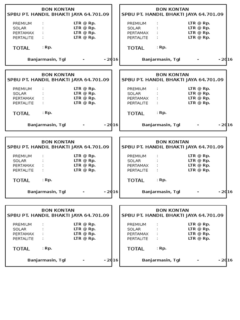 Nota Bon Spbu 3 | PDF