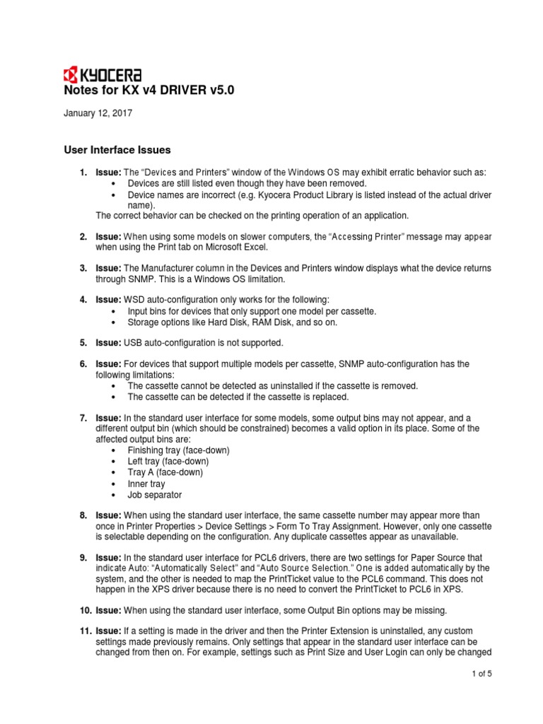 KX v4 DRIVER v50 ReadMe PDF | PDF | Device Driver | Microsoft Windows