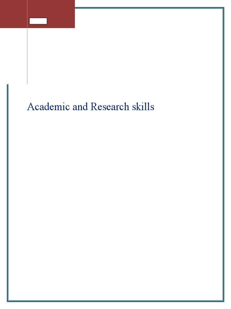 Academic Research Skills Development Guide | PDF | Focus Group ...