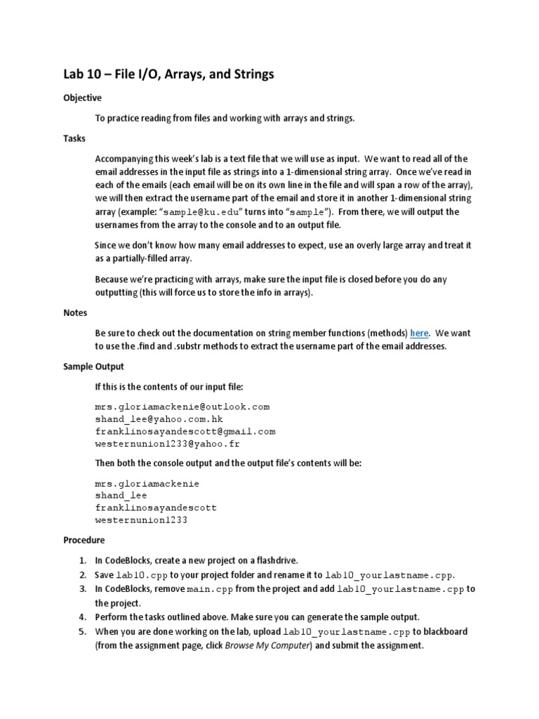 Lab10 PDF | PDF