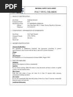 PVC Resin Technical Data Sheet | PDF | Polyvinyl Chloride | Materials ...