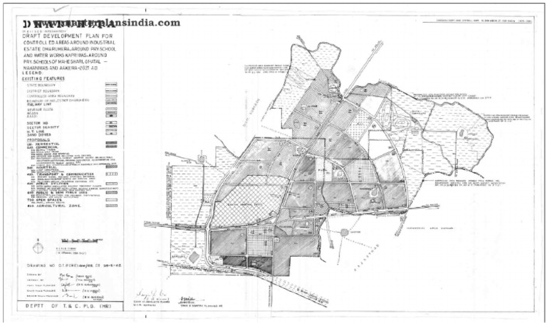 Dharuhera Master Plan 2021 Map Draft | PDF