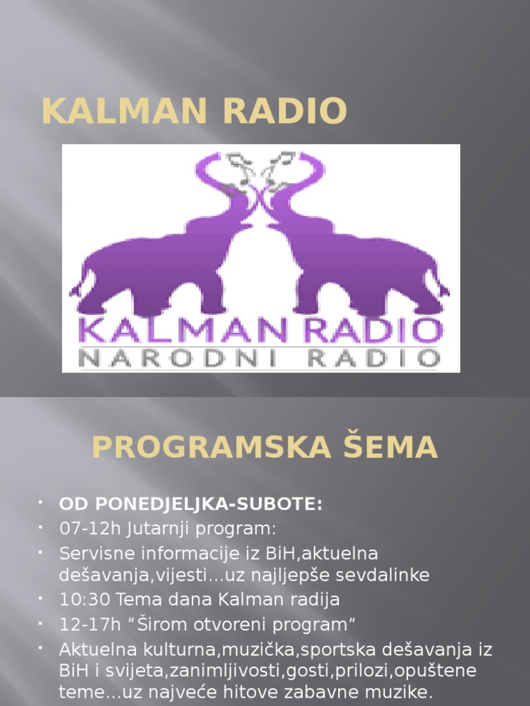 Kalman Radio | PDF