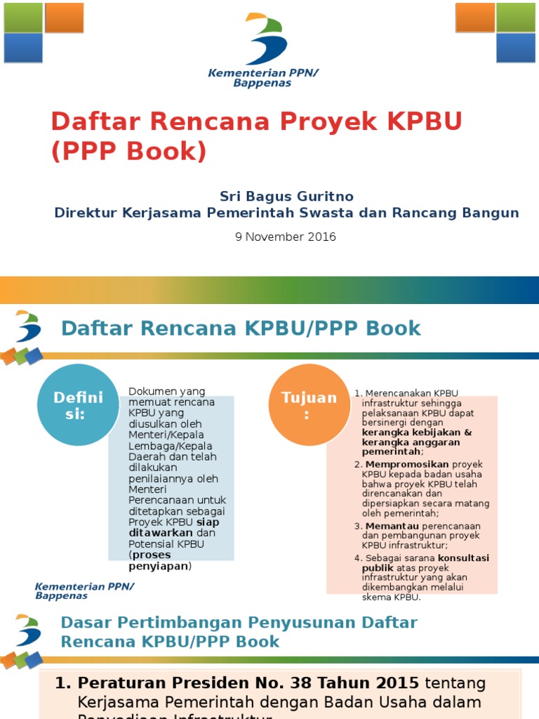 Daftar Rencana Proyek KPBU Nop 2016 | PDF | Sains & Matematika ...