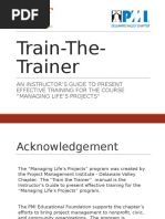 Train the Trainer Workshop Overview | PDF | Classroom Management ...