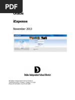 Oracle Expense Module User Guide | PDF