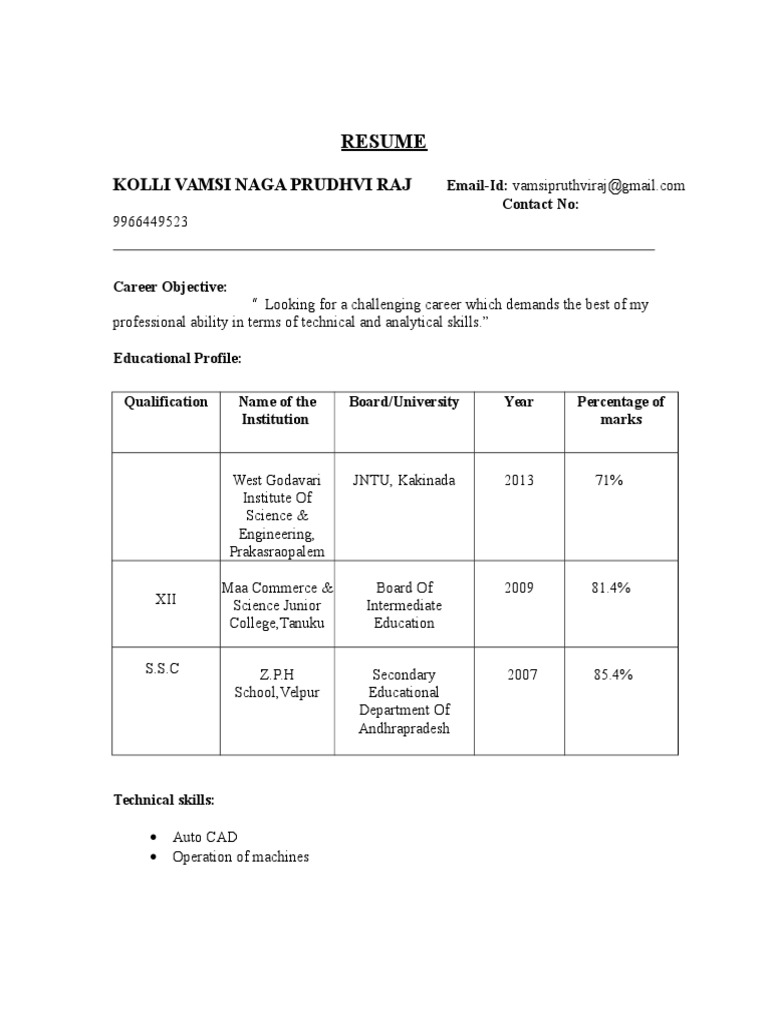 VAMSI Resume | PDF