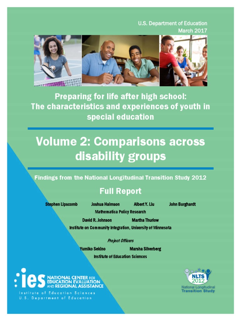 Youth in Special Education: Disability Comparisons | PDF ...